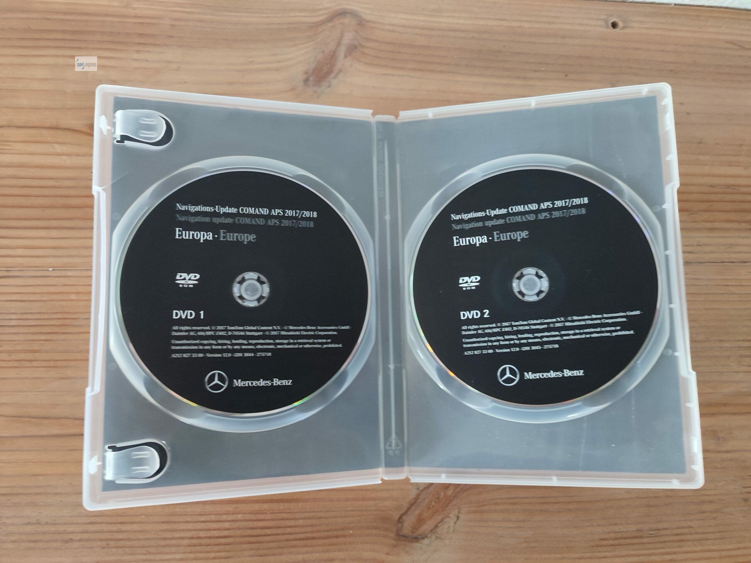 Mercedes-Benz Navigation DVD COMAND APS NTG4-212 Europa 2017/2018 ...