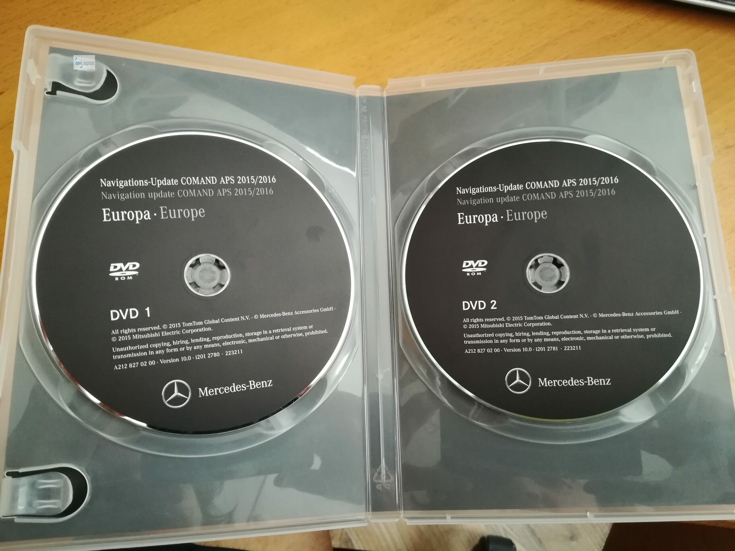 Mercedes-Benz Navigation DVD COMAND APS NTG4-212 Europa 2015/2016 ...