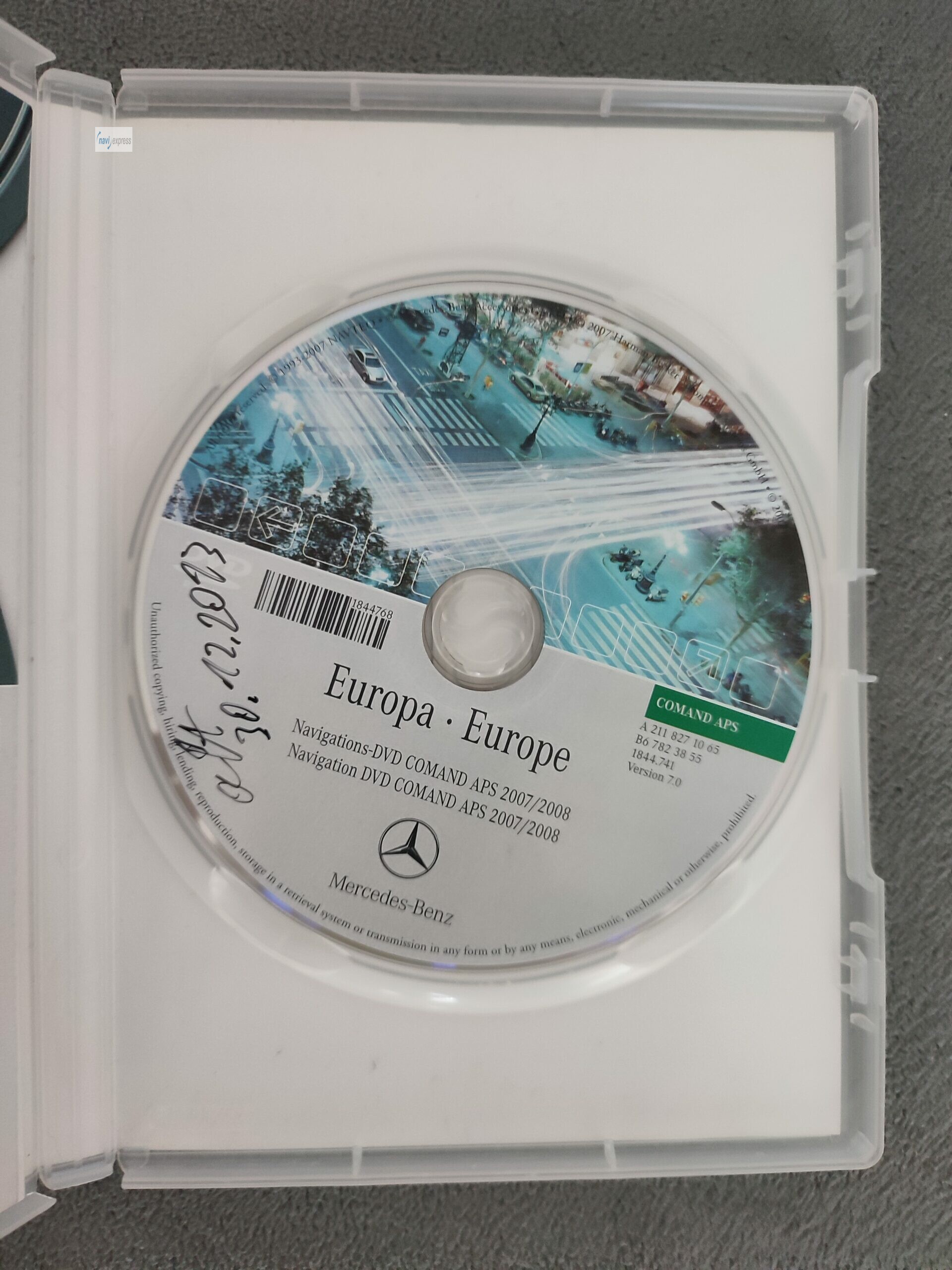 Mercedes Benz Navigations-DVD COMAND APS NTG1 Europa 2007/2008 Version ...