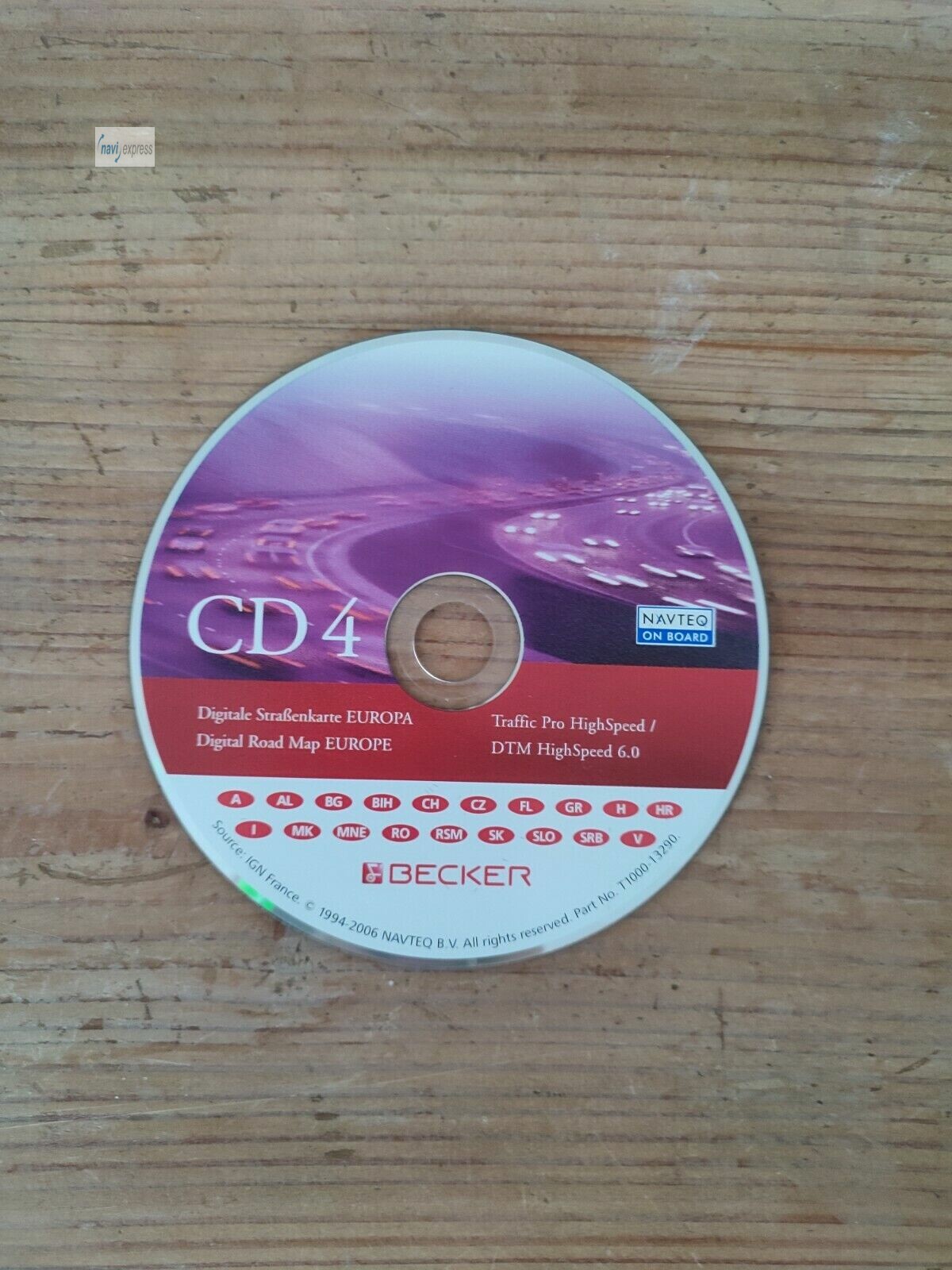 BECKER Navigations-CD Traffic Pro / DTM HIGHSPEED Italia Alpen ...