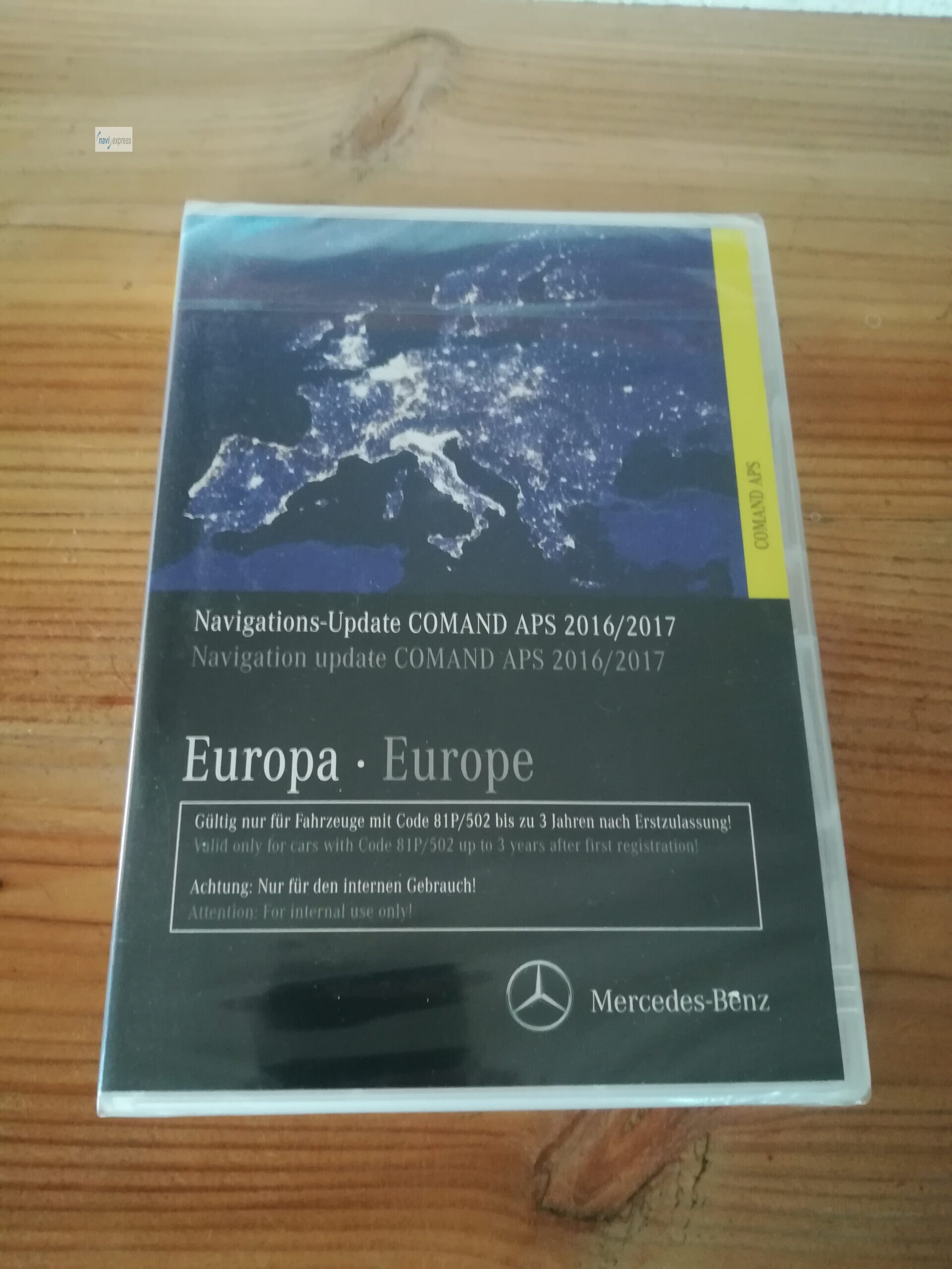 Mercedes-Benz Navigation DVD COMAND APS NTG2.5 EUROPA 2016/2017 Zitrus ...